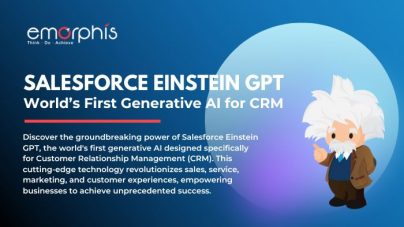 Salesforce Einstein GPT | Generative AI for CRM | Emorphis