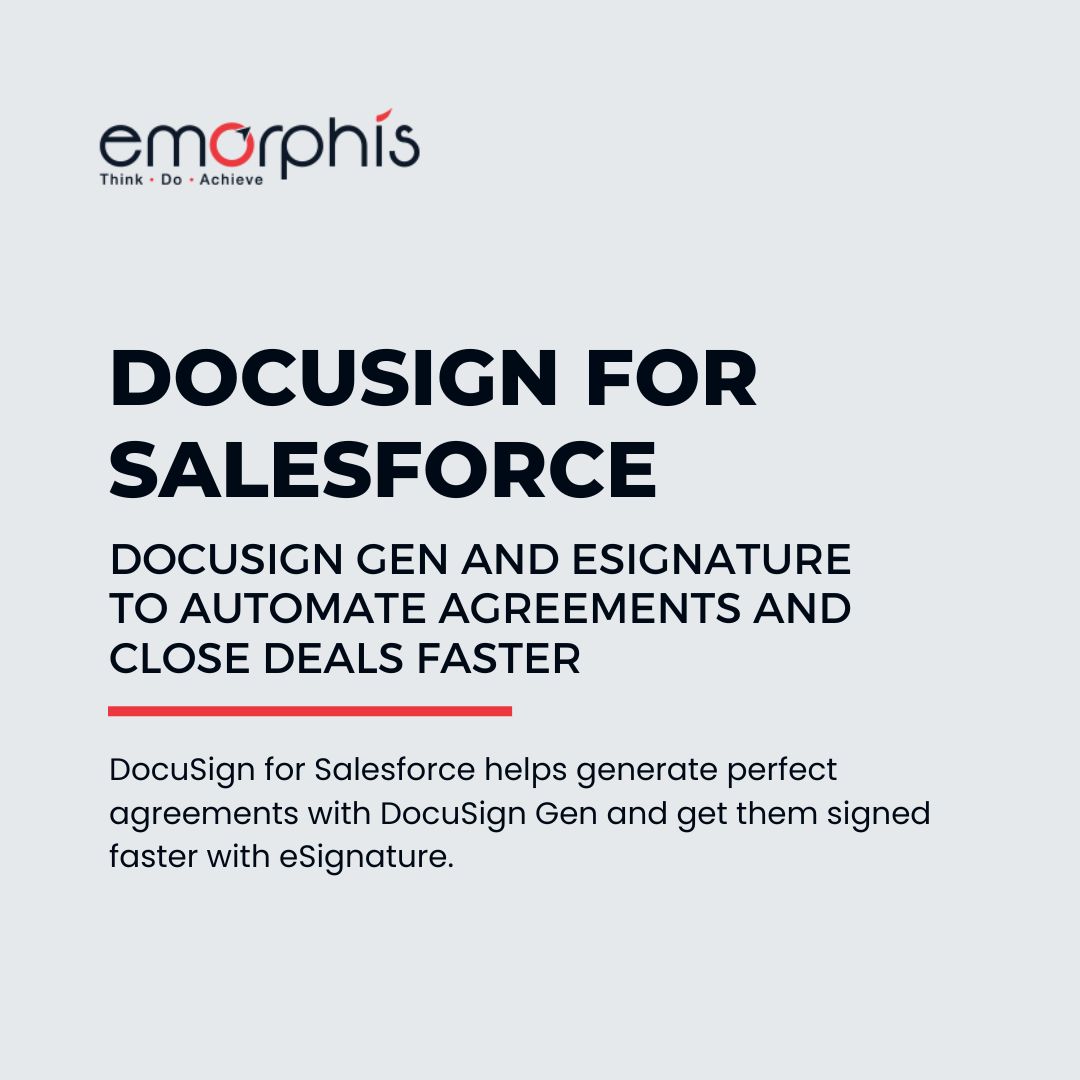 Docusign For Salesforce Docusign Gen And Esignature